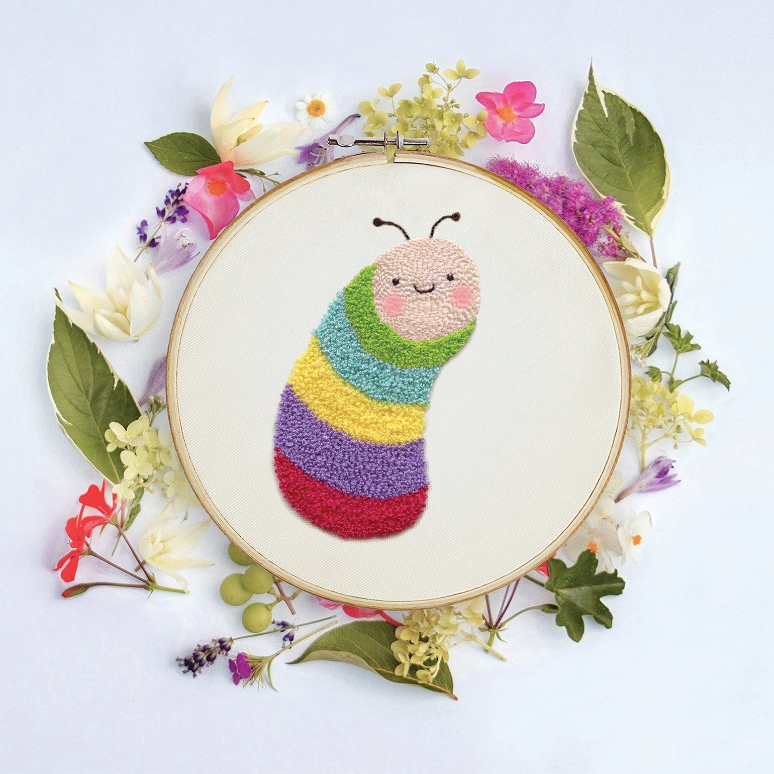 Downloadable Wonder Grub Punch Needle Embroidery PDF Pattern ...